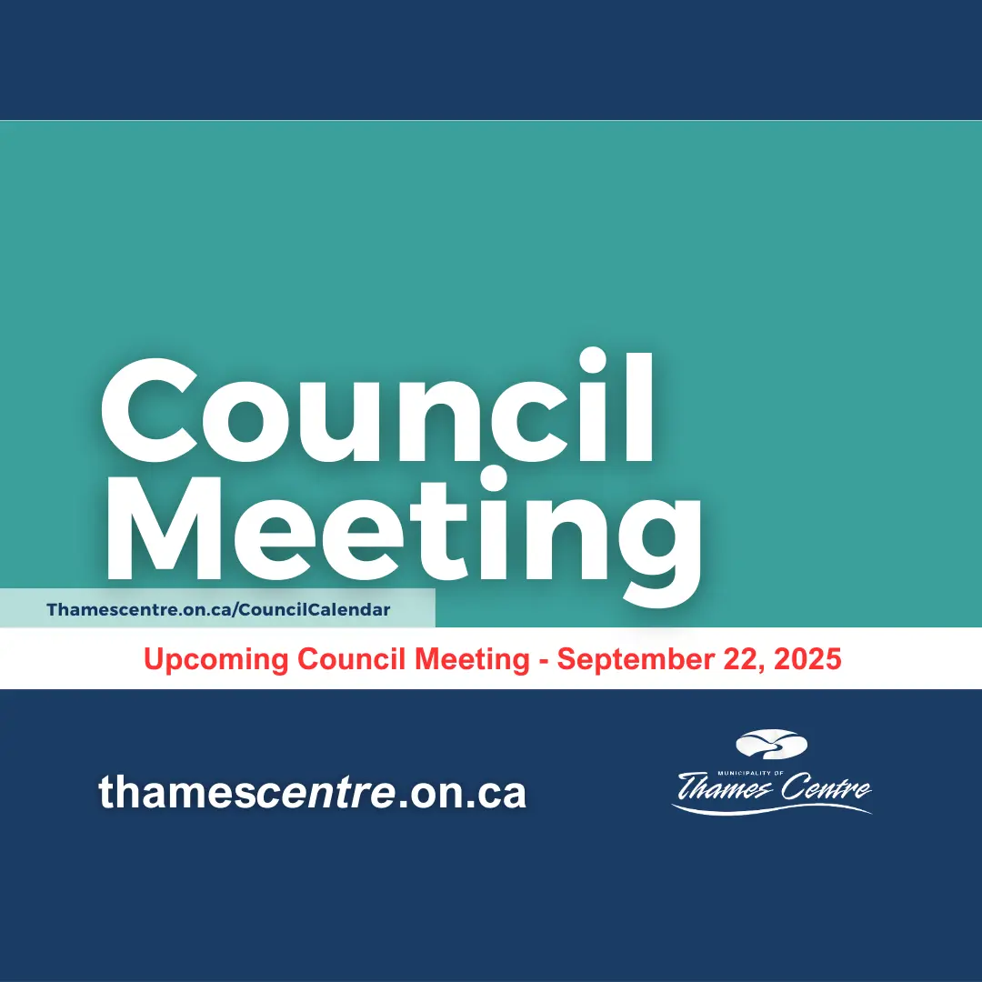 Council Meeting - September 22, 2025 | Municipality of Thames Centre