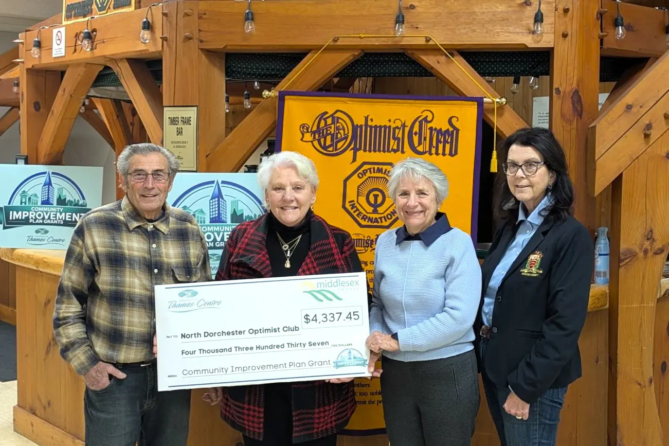 CIP Grant Awarded to Optimist Club | Municipality of Thames Centre